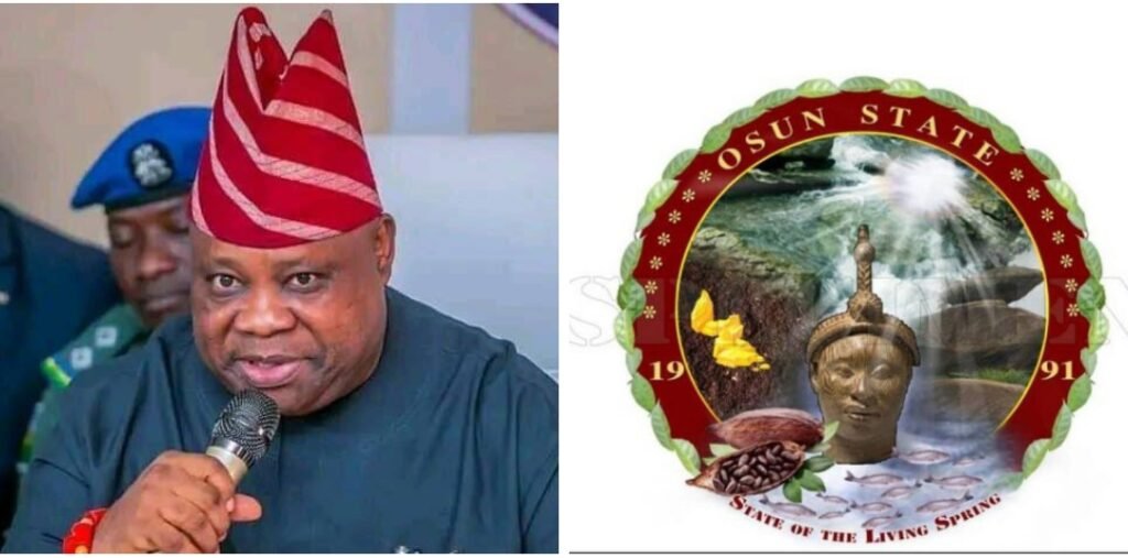 Osun Governor, Adeleke unveils new state logo